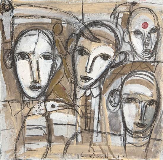 Stephen Langdon | Faces | MutualArt