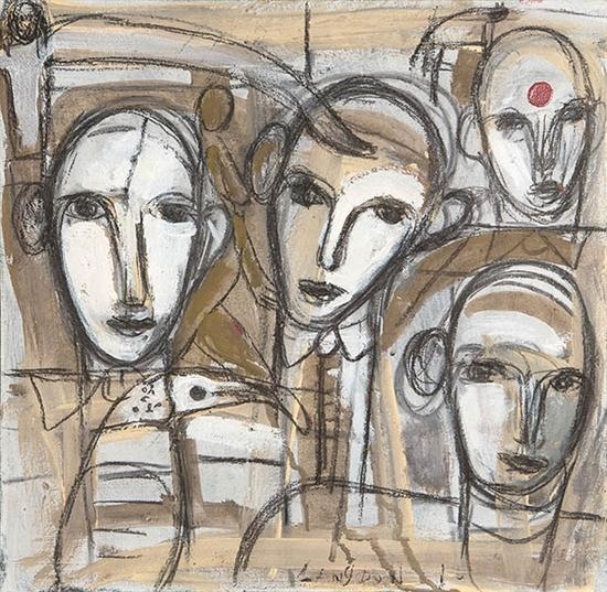 Stephen Langdon | Faces | MutualArt