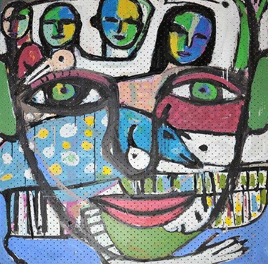 Stephen Langdon | Faces | MutualArt