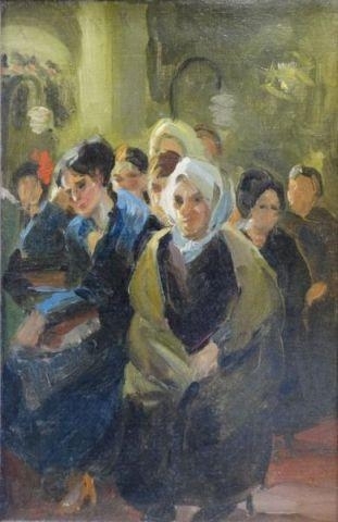 Susan Ricker Knox | Ellis Island Scene | MutualArt