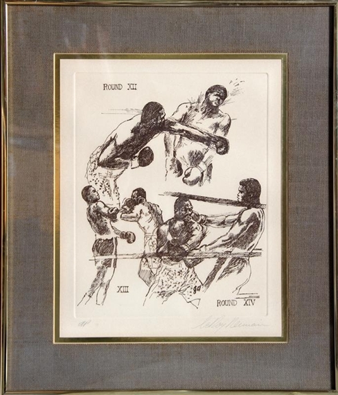 LeRoy Neiman | Boxing Etching XII | MutualArt