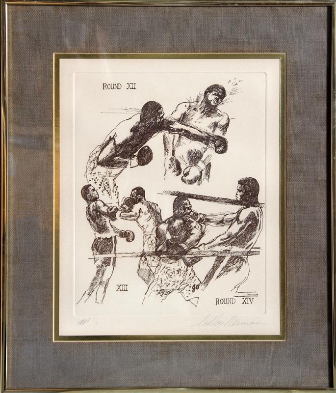 LeRoy Neiman | Boxing Etching XII | MutualArt
