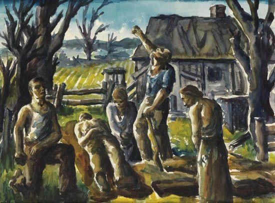 Paul Raphael Meltsner | Death of a Sharecropper | MutualArt
