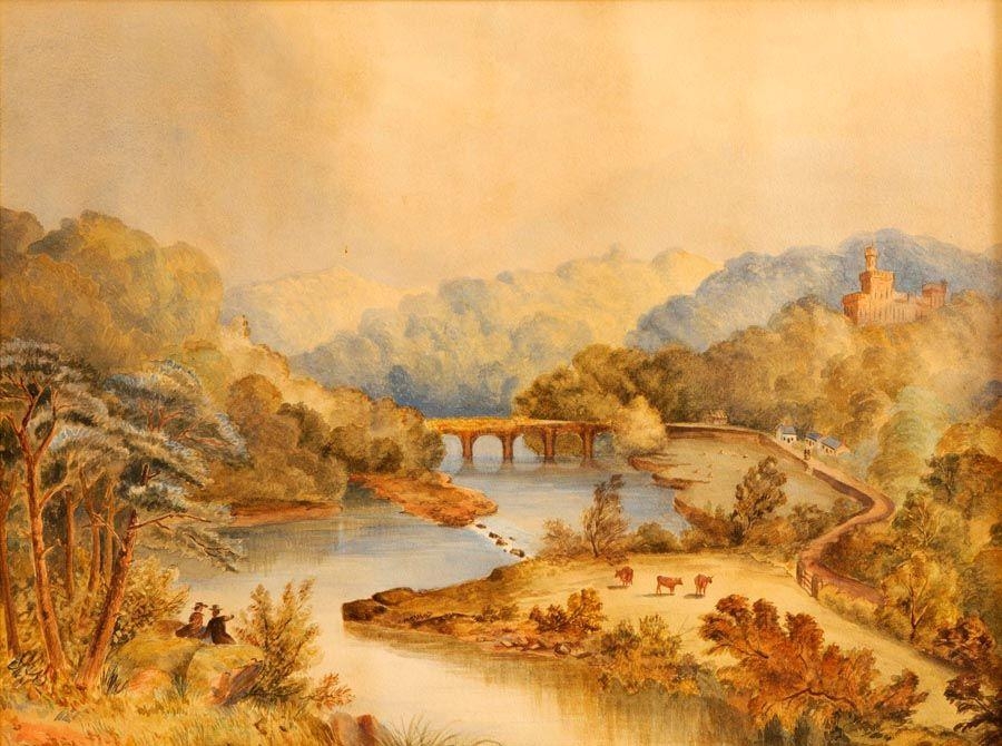 John E. Bosanquet | View of Corr Castle, Innishannon, Co Cork | MutualArt