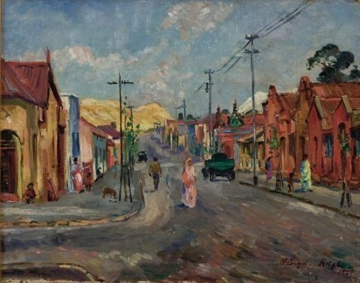 Francois Krige | STREET SCENE, JOHANNESBURG (1939) | MutualArt
