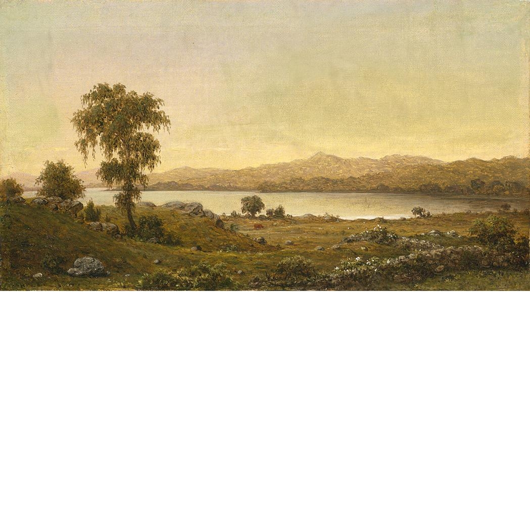 Martin Johnson Heade | Seascape at Sunset (1860s) | MutualArt