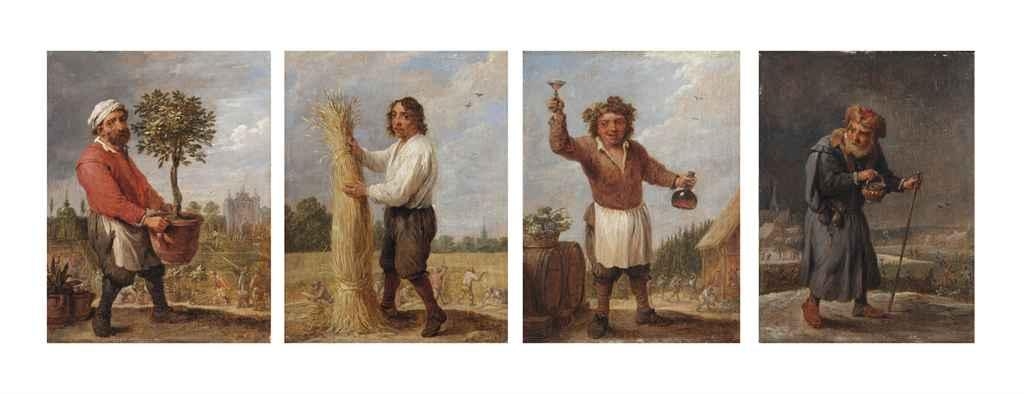David Teniers the Younger | An Allegory of the Four Seasons: Spring ...