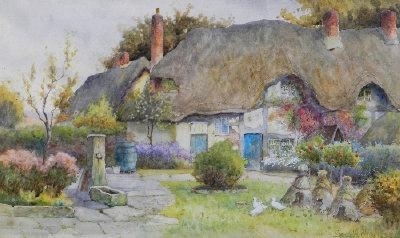 George Frederick Hughes | An English Country Cottage | MutualArt