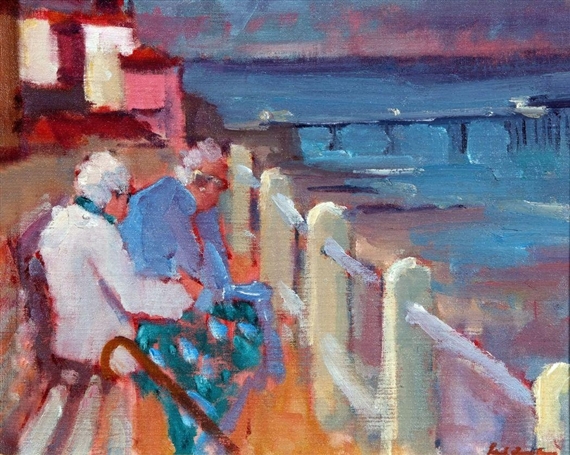 Paul Darley | Sunset over Pier - Cromer | MutualArt