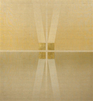 Patrick Scott | Gold and Silver Painting | MutualArt