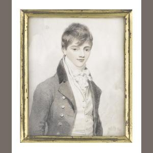Henry Edridge | A Young Gentleman | MutualArt