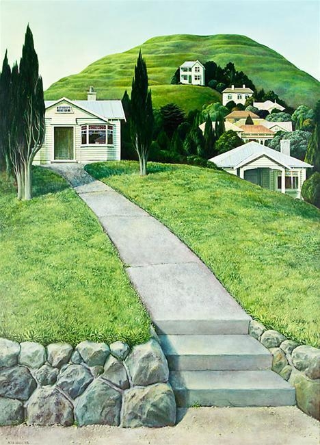 Peter Siddell | Untitled - Auckland Landscape (1974) | MutualArt