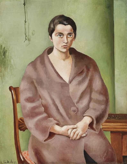 Ernst Fritsch | Portrait of a young woman (1923) | MutualArt