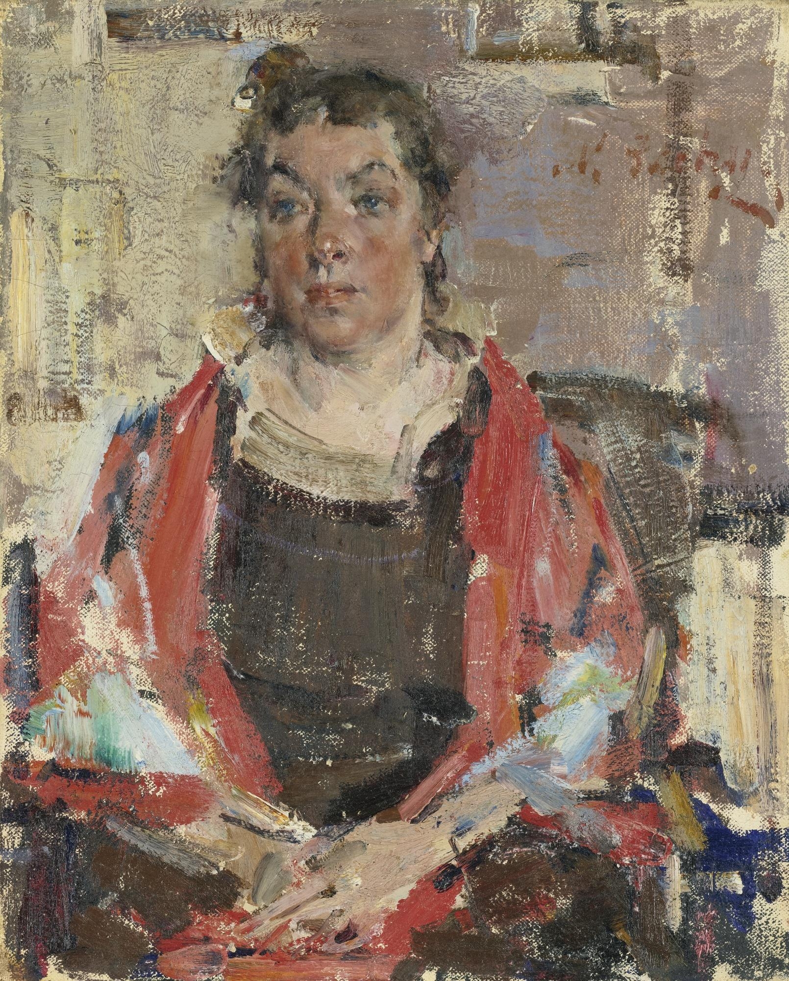 Nicolai Fechin | PORTRAIT OF MARIUSSA BURLIUK | MutualArt