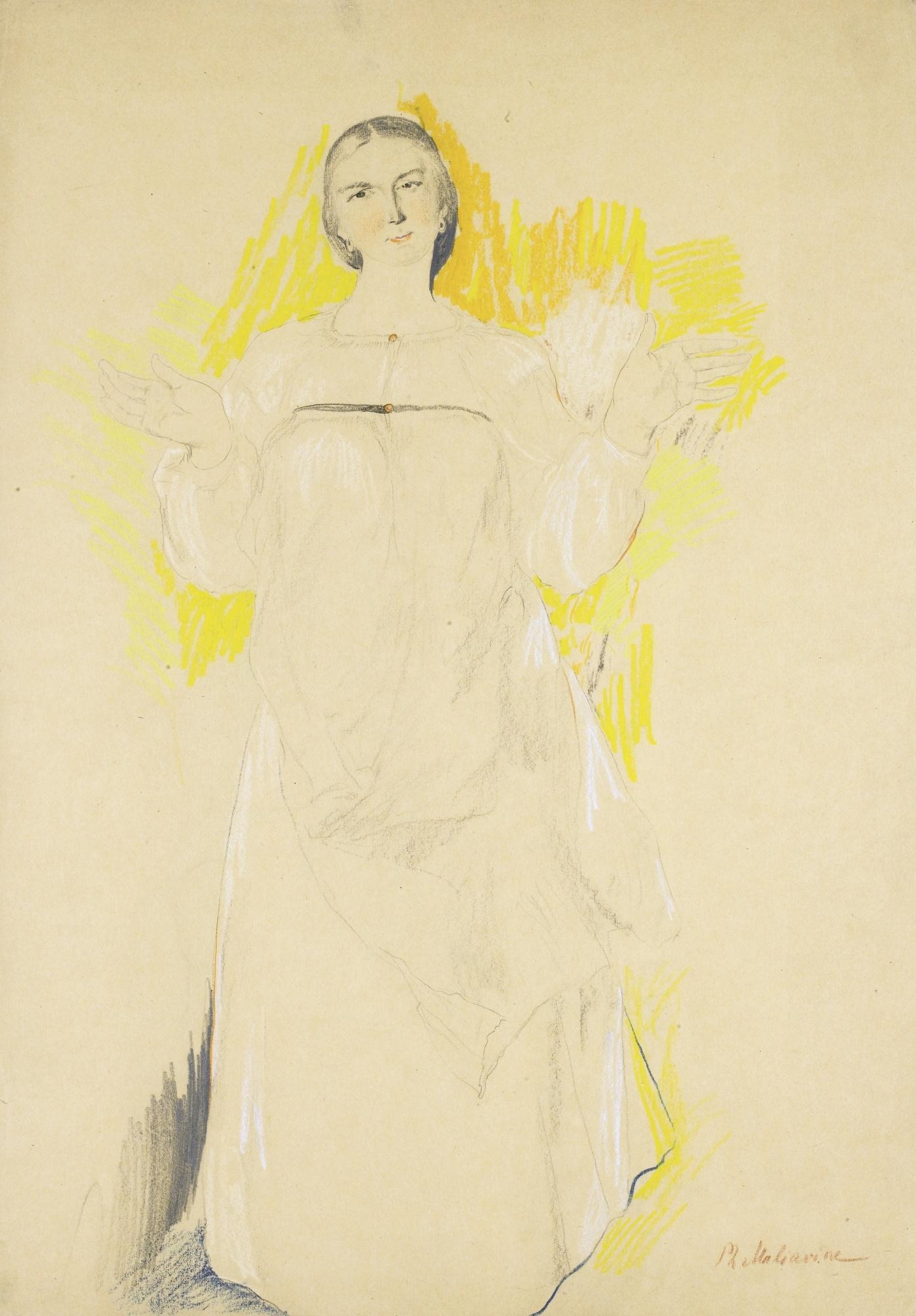 Filipp Malyavin Maljavin | TROIKA IN THE SNOW | MutualArt