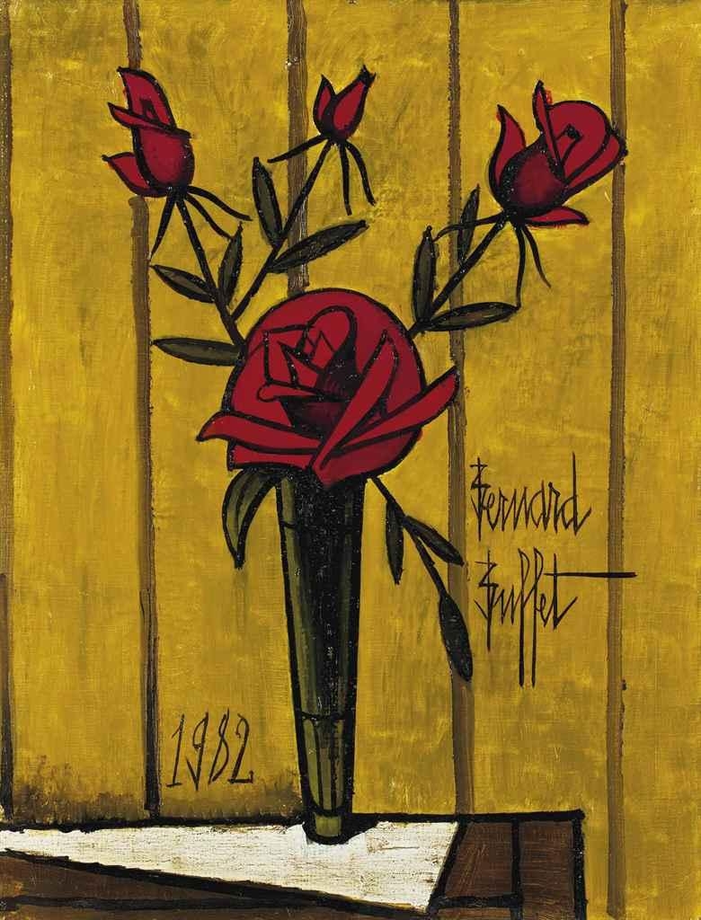 Bernard Buffet | Roses roses (1979) | MutualArt