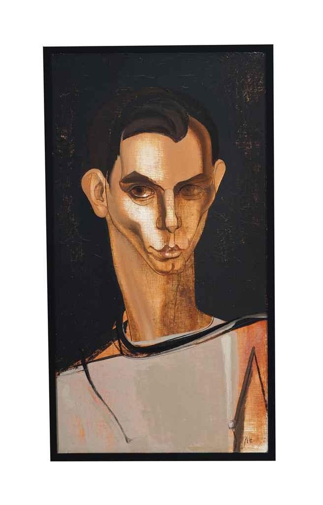 Joseph Mellor Hanson | Portrait of Allen Atwell (1956) | MutualArt