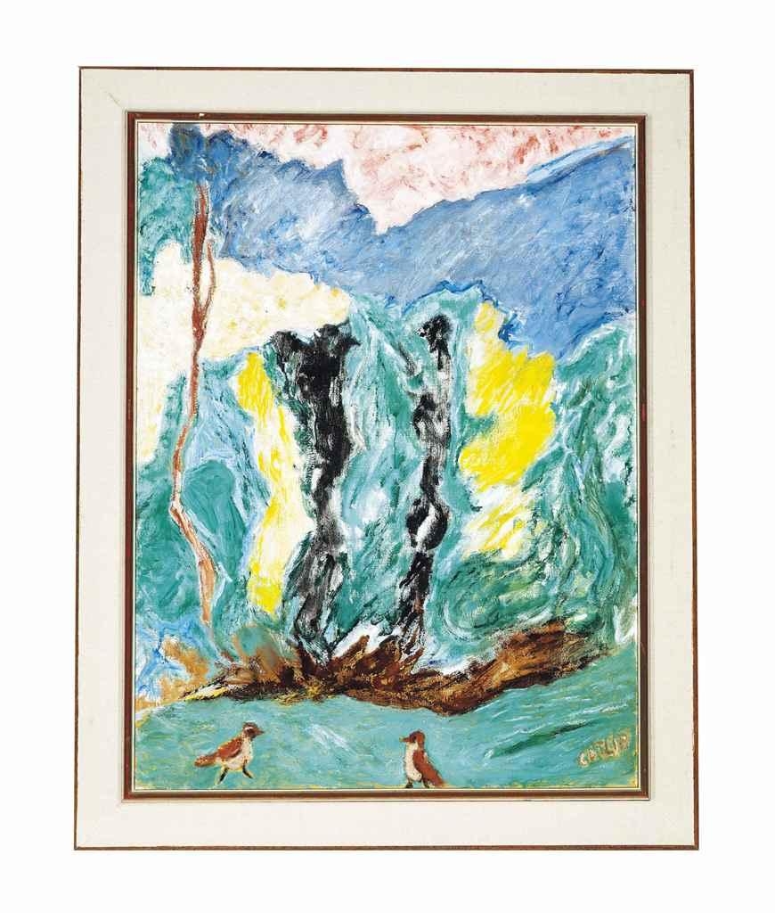 Henryk Gotlib | Trees in the garden at South Godstone | MutualArt