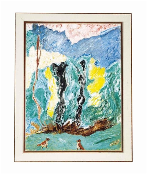 Henryk Gotlib | Trees in the garden at South Godstone | MutualArt