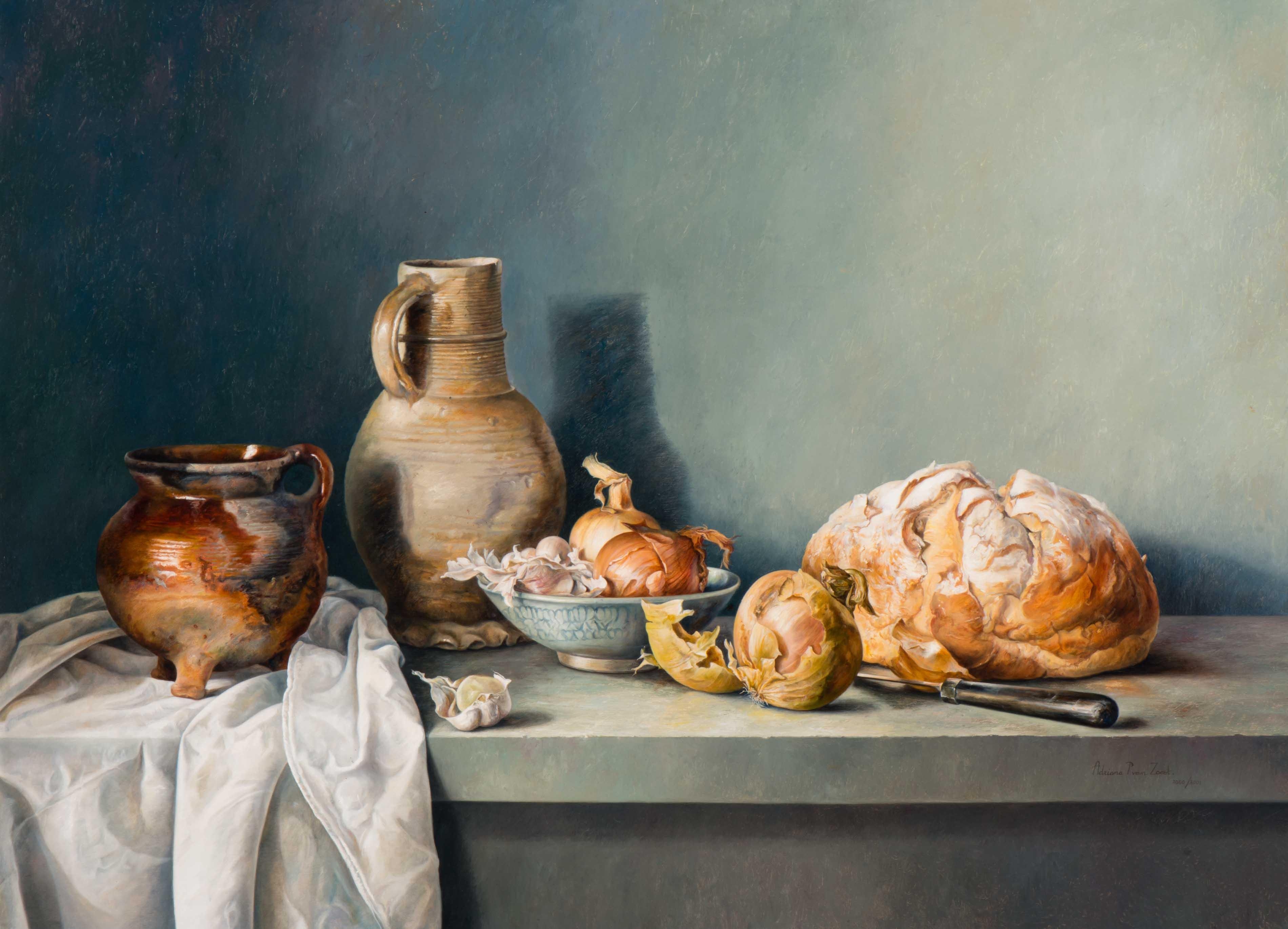 Adriana Van Zoest | Still life with jugs (2000 - 2001) | MutualArt