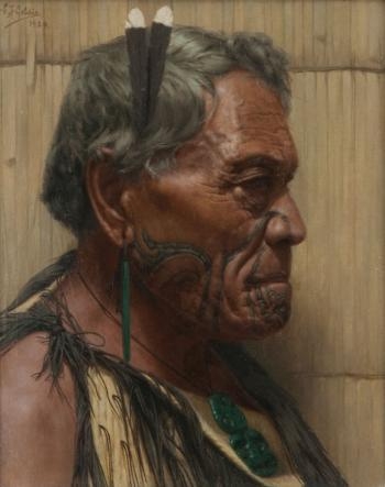 Charles Frederick Goldie | Te Hei, A Ngatiraukawa Chieftainess (1920 ...