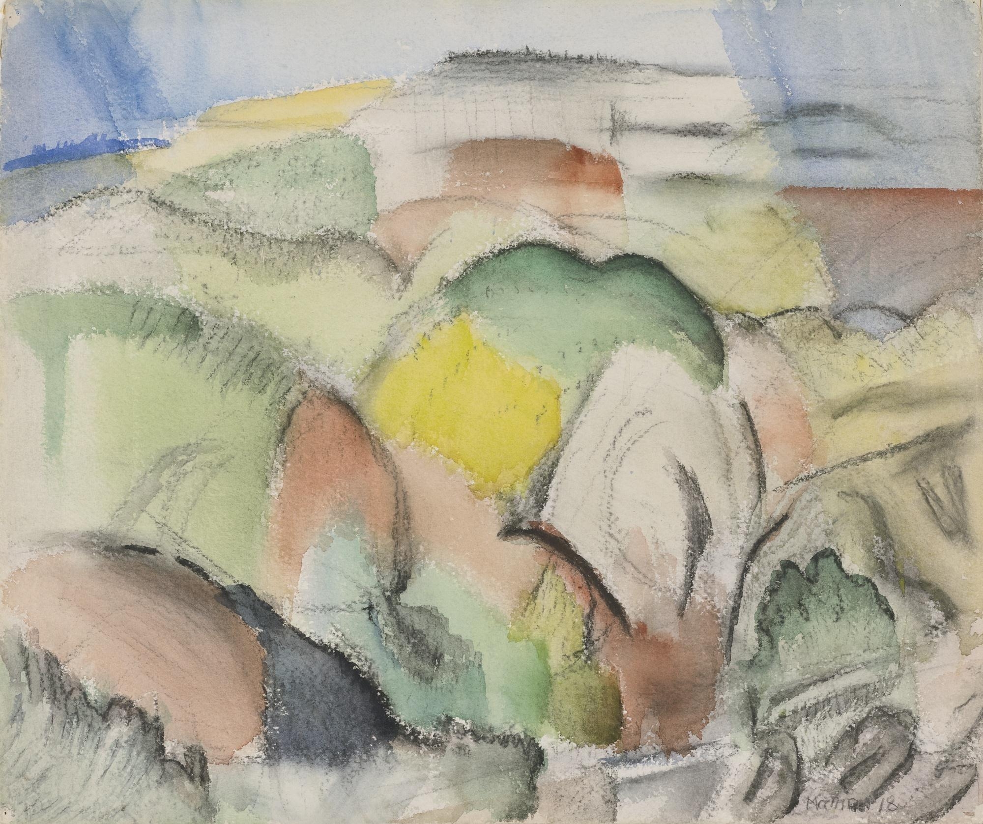 John Marin | ROWE, MASSACHUSETTS (1918) | MutualArt