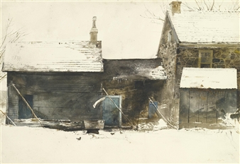 Andrew Wyeth | PUMPKIN VINE (1943) | MutualArt