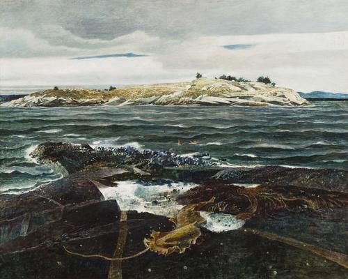 Andrew Wyeth | WINTER CORN FIELDS (1942) | MutualArt