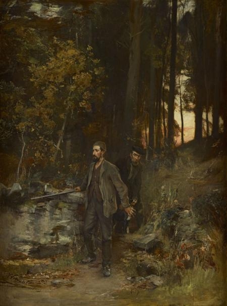 James Lawton Wingate | The trysting place (1882) | MutualArt