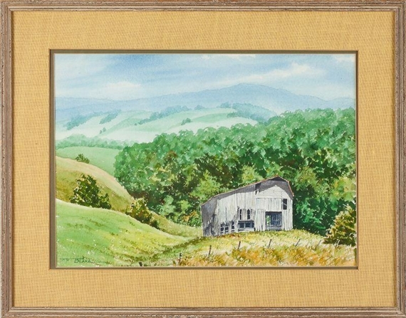 Bob Blake | Mountain Tobacco Barn (1975) | MutualArt