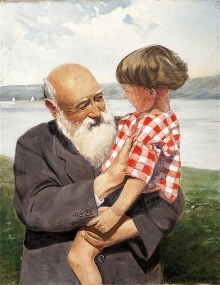 Christian Krohg | Bestefars Gutt | MutualArt