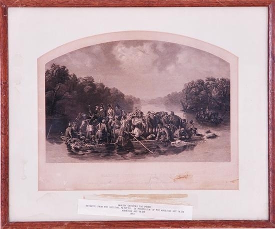 William Ranney | Marion Crossing The Pedee (1854) | MutualArt