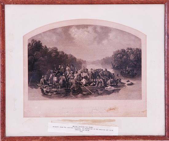 William Ranney | Marion Crossing The Pedee (1854) | MutualArt