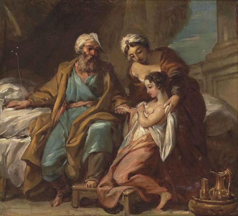 French School, 18th Century | Sarah presenting Hagar to Abraham | MutualArt