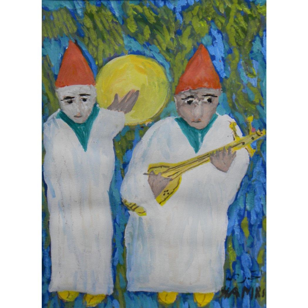 Mohamed Hamri | Two Musicians | MutualArt