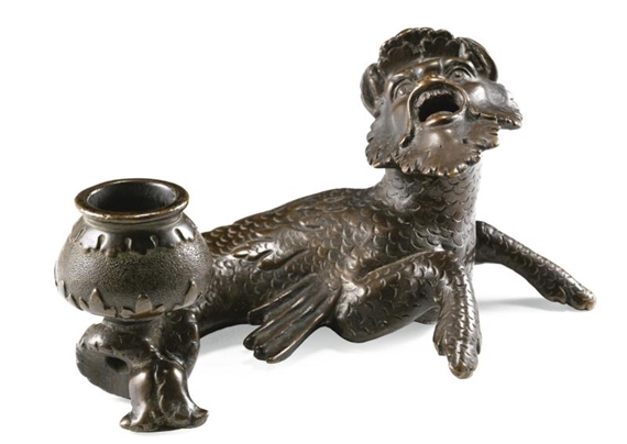 Severo da Ravenna | INKWELL IN THE FORM OF A SEA MONSTER | MutualArt