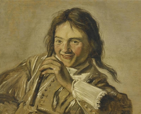 Frans Hals | A YOUNG BOY WITH A FLUTE | MutualArt