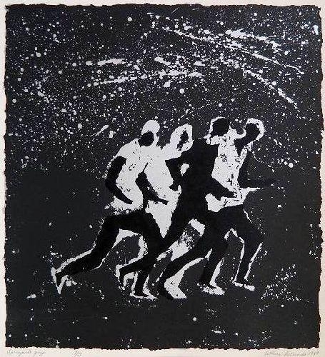 Arthur Secunda | Springande Grupp (1968) | MutualArt