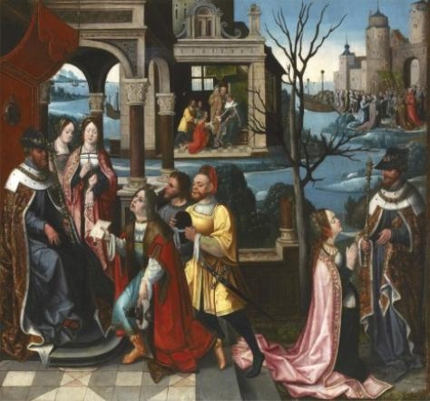 Jan van Coninxloo II | Scenes from the Life of saint Ursula a wing of an altarpiece | MutualArt