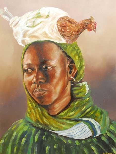 Moyo Berthold | Bringing Home Dinner | MutualArt