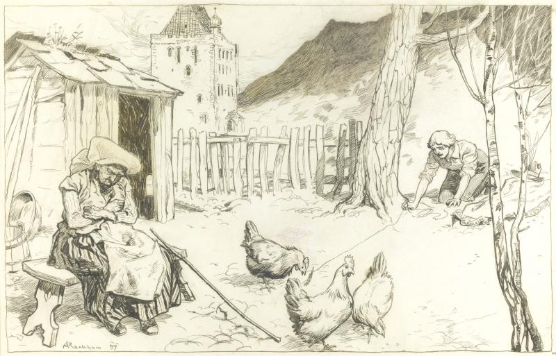 Arthur Rackham | BAD LUCK TO YE' CRIED HE, APOSTROPHISING THE OFF HORSE ...