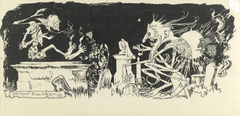 Arthur Rackham | BAD LUCK TO YE' CRIED HE, APOSTROPHISING THE OFF HORSE ...