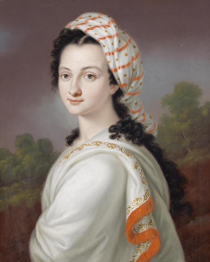 Janos Donat | Portrait of Julie Reichstein v. Leeuwen (1817) | MutualArt