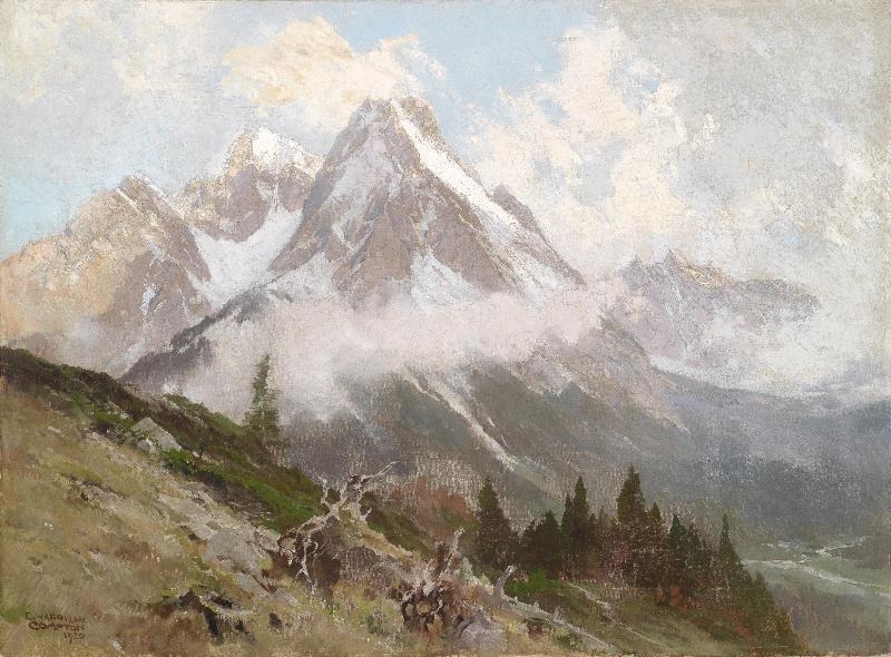 Edward Harrison Compton | View of the Falkengruppe (1920) | MutualArt