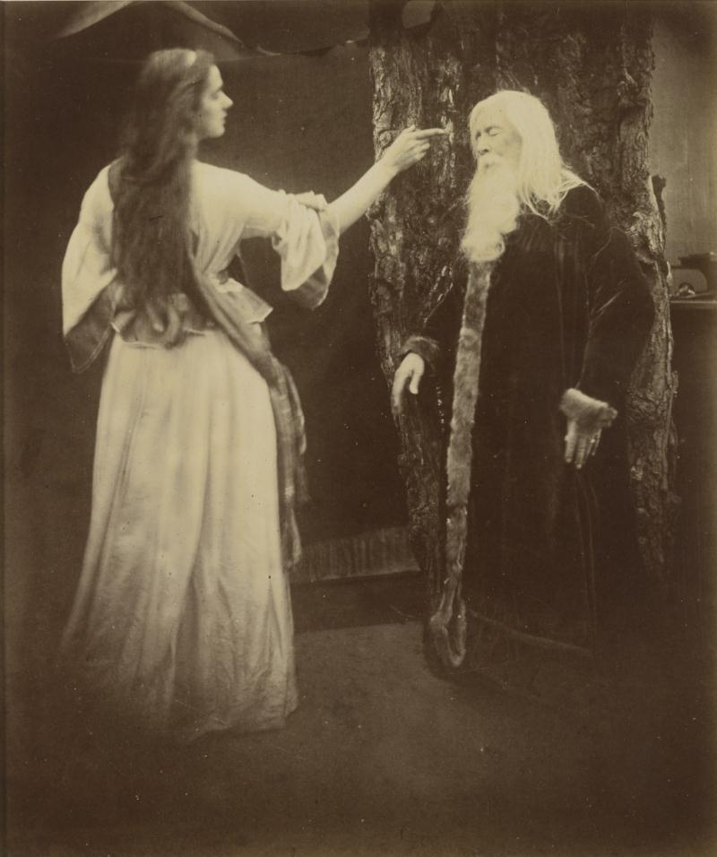 Julia Margaret Cameron | Vivien and Merlin (1874) | MutualArt