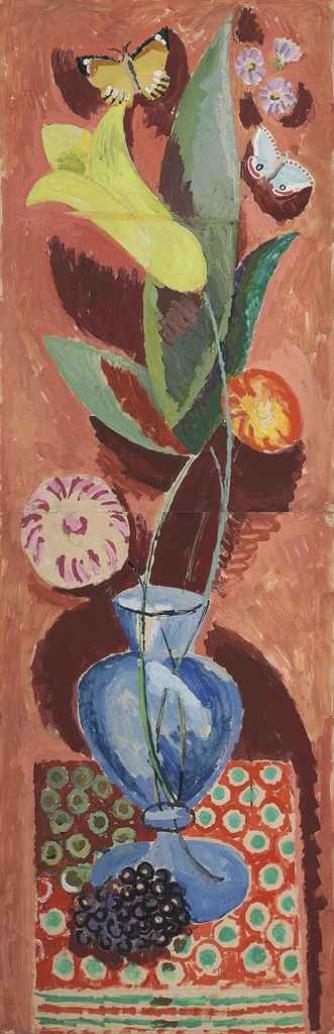 Duncan Grant | Design for an Embroidered Panel (1932 - 1934) | MutualArt