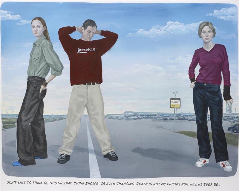 Markus Muntean & Adi Rosenblum | Untitled (Everything high above passes on…) (2003) | MutualArt