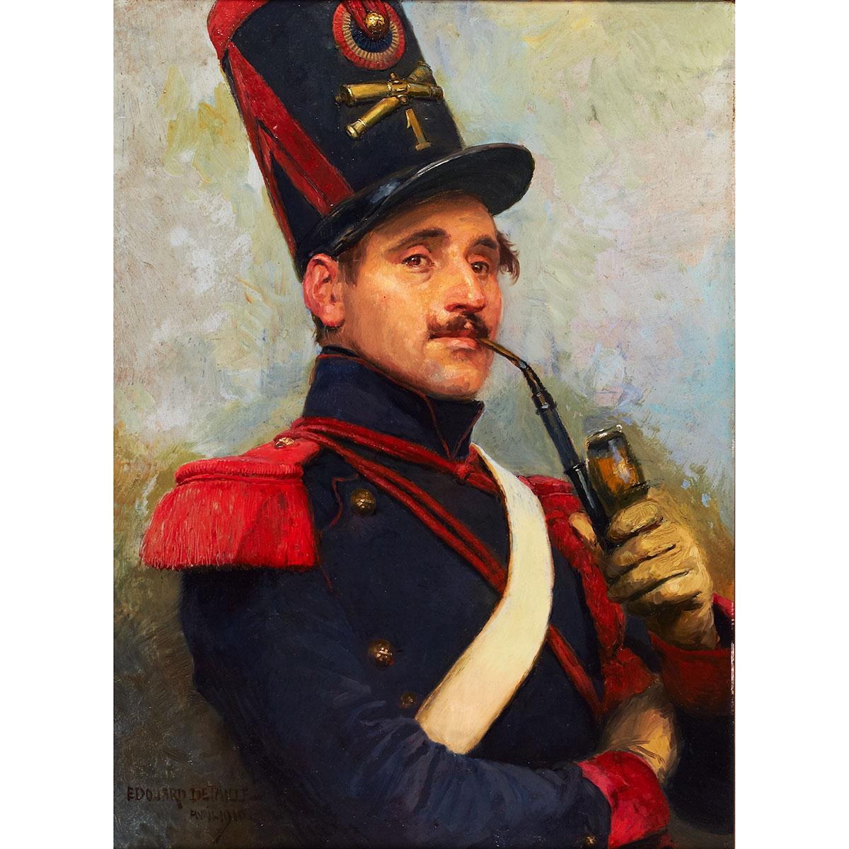 Édouard Jean Baptiste Detaille | OFFICER OF THE FRENCH HORSE ARTILLERY ...