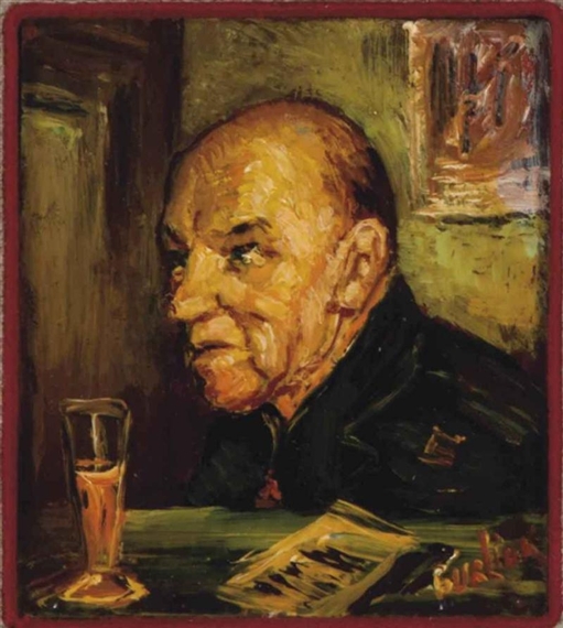 David Burliuk | Self-portrait of the artist | MutualArt