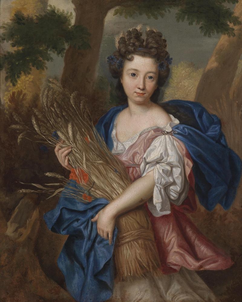 Pierre Mignard | Portrait of a young lady as Ceres | MutualArt